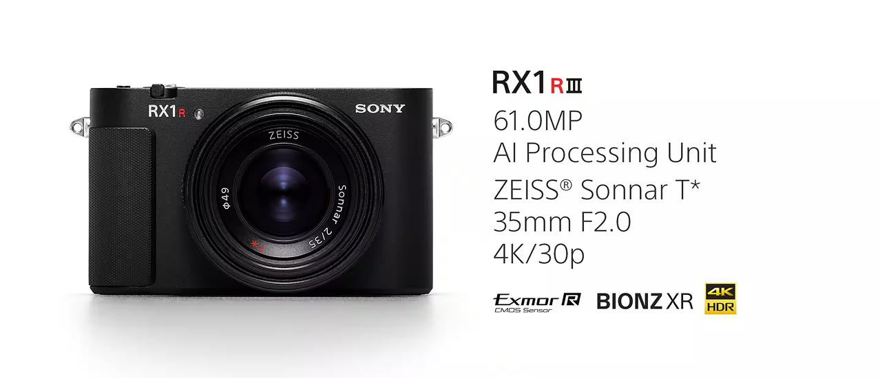 Sony RX1R III Premium Compact Camera | DSC-RX1RM3
