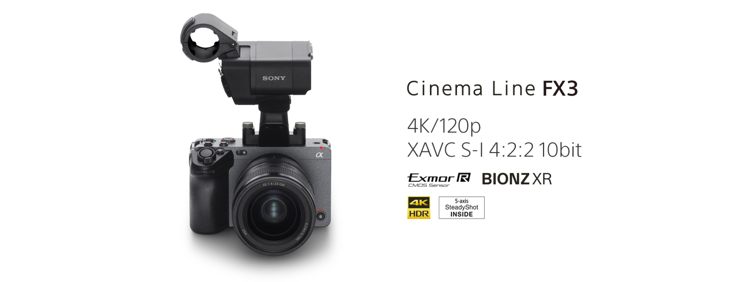 Sony Cinema Line | FX3 Full-frame Cinema Camera | ILME-FX3A